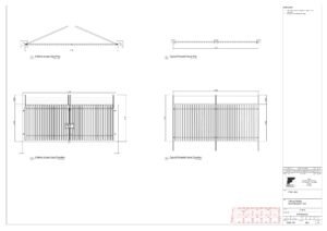Typical Fencing Plan and Elevations – Fyrish